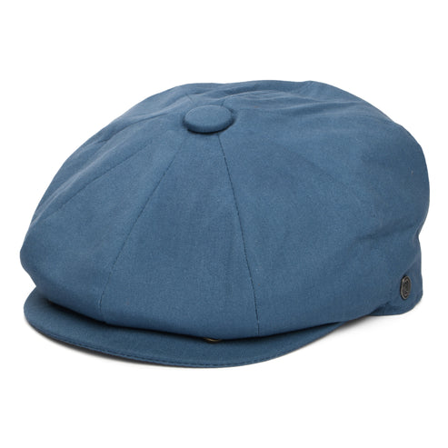Linen Newsboy Cap - Slate Blue - Best Men Caps Online