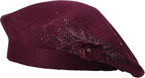 Mosaic Women Warm Beret Cap - Best Men Caps Online