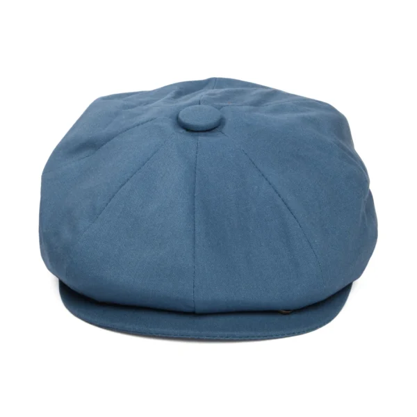 Linen Newsboy Cap - Slate Blue - Best Men Caps Online