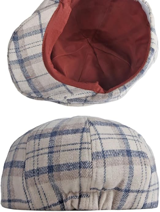 Tweed 8 Panel Newsboy Cap - Best Men Caps Online